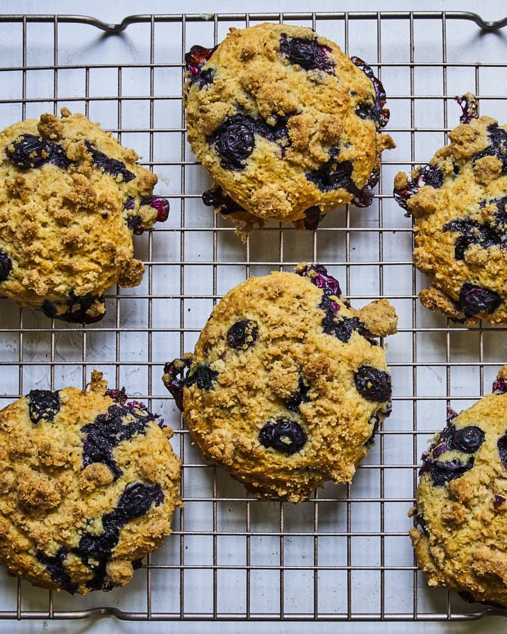 Muffin Tops Recipe (Blueberry Crumb Version) | Kitchn