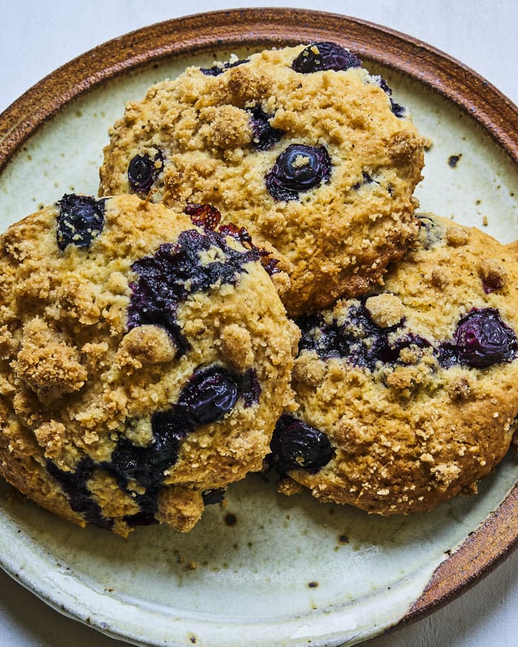 Muffin Tops Recipe (Blueberry Crumb Version) | The Kitchn