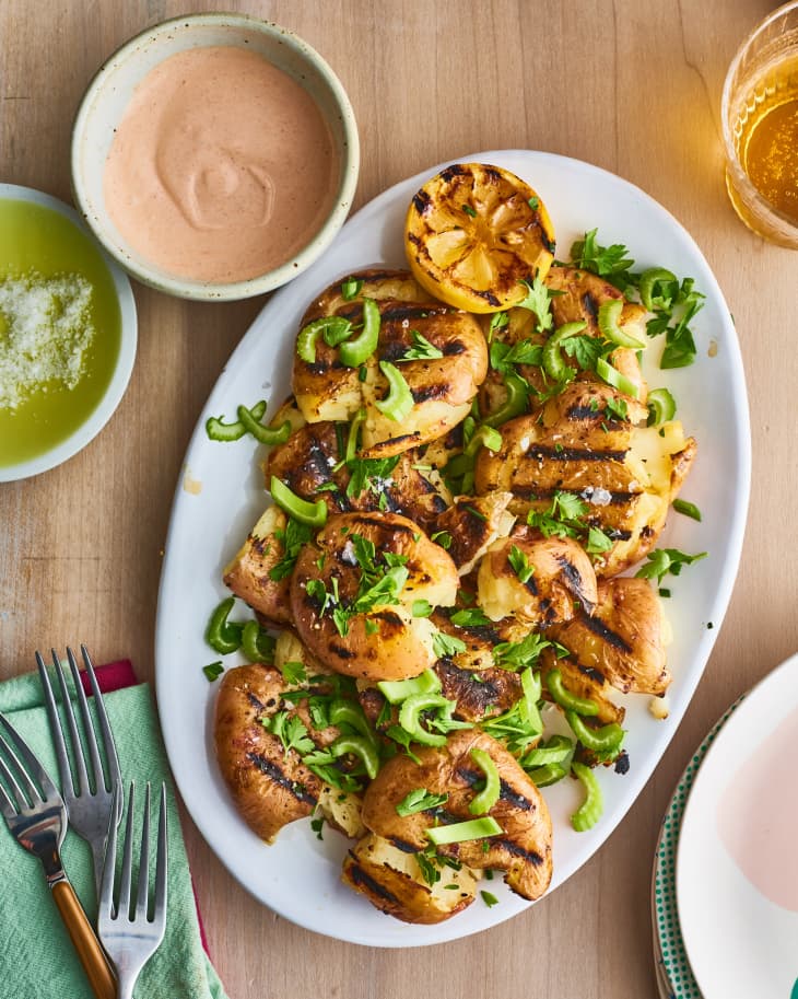 Grilled Smashed Potatoes | Kitchn