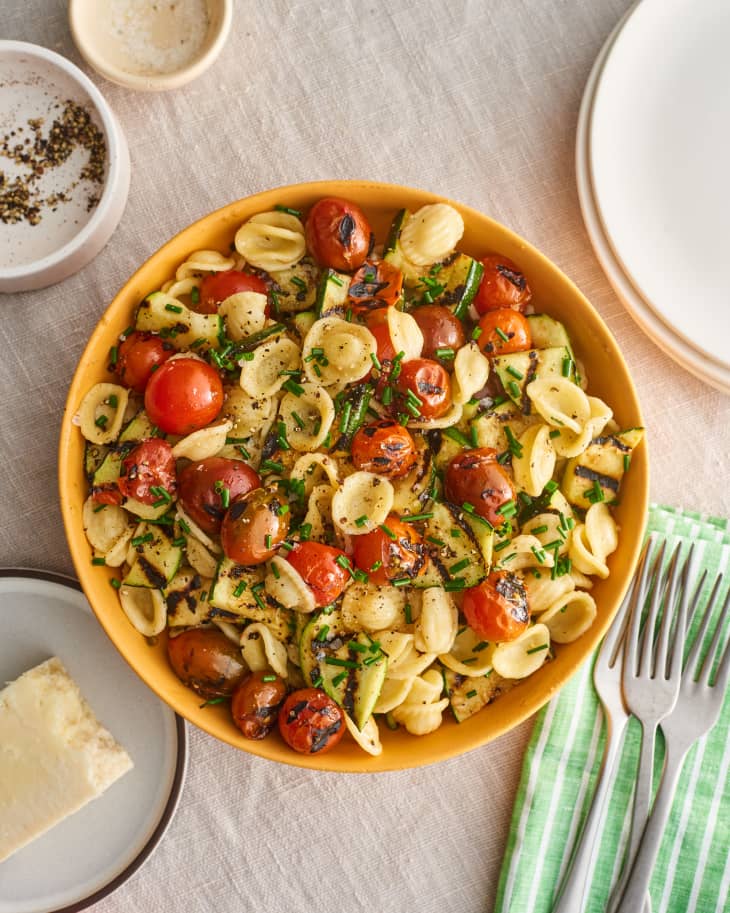 Grilled Zucchini Pasta Salad | Kitchn