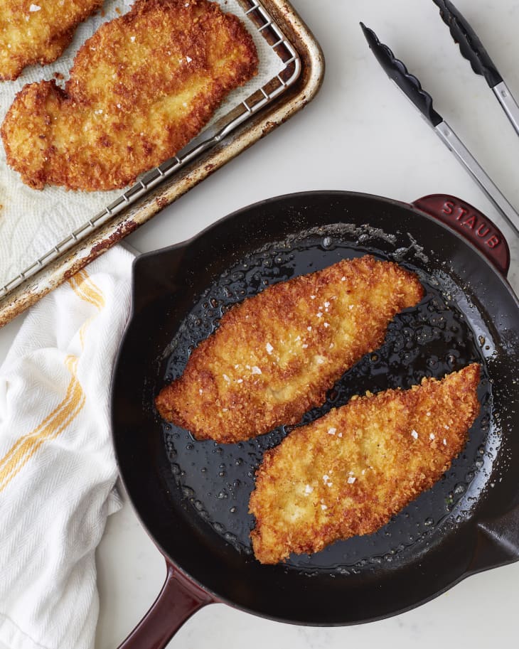 Crispy Parmesan Chicken Cutlets Recipe (Pan-fried) | Kitchn