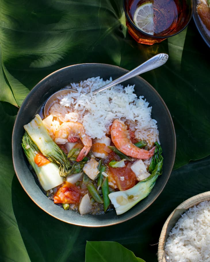 Shrimp and Fish Sinigang (Tamarind Stew) | Kitchn