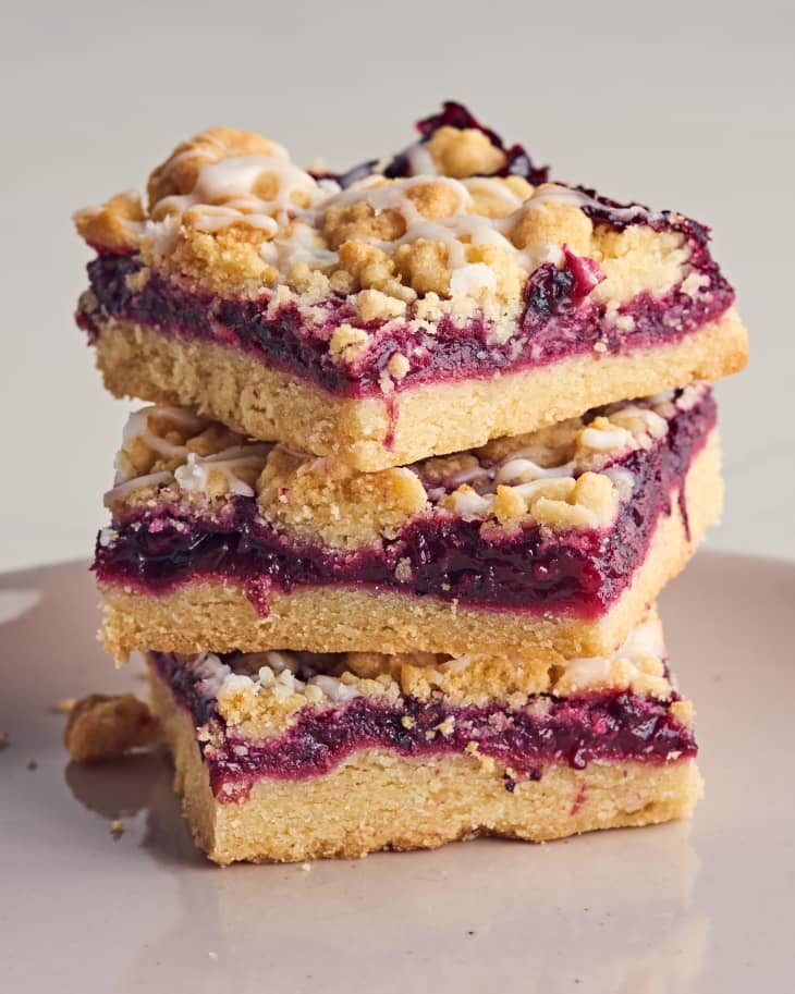 Triple Berry Crumb Bars Recipe | The Kitchn
