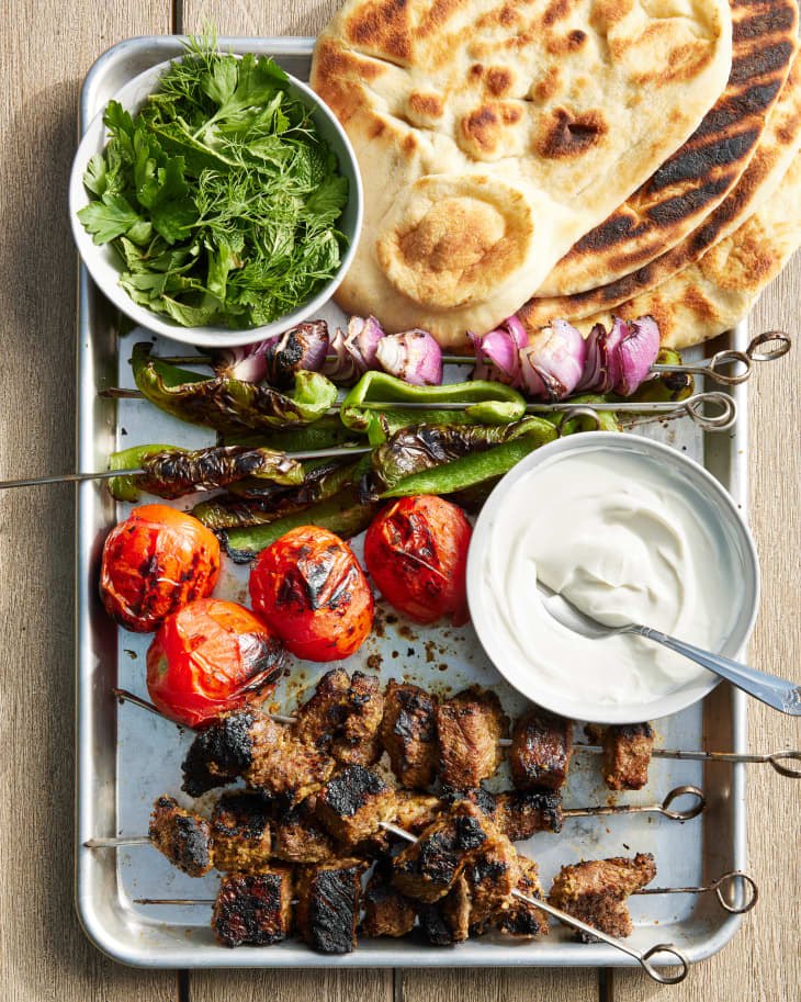 Kabab Torsh Recipe (Kebabs Marinated in Pomegranate and Herbs) | Kitchn