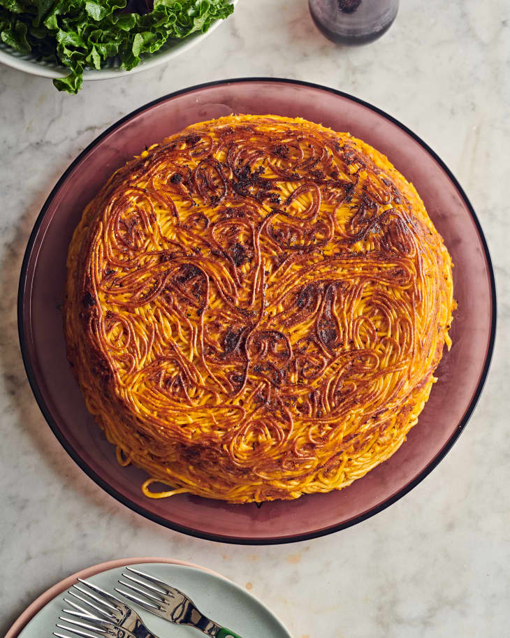 Persian Makaroni with Red Lentil Bolognese Recipe | The Kitchn