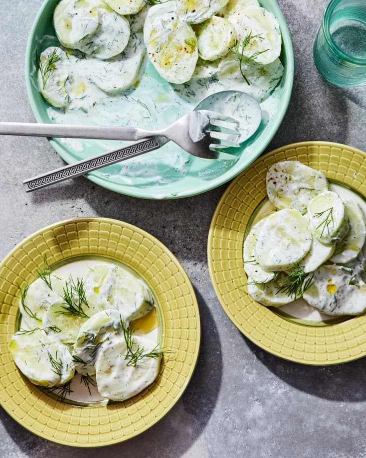 Mizeria Recipe (Polish Cucumber Salad) | The Kitchn