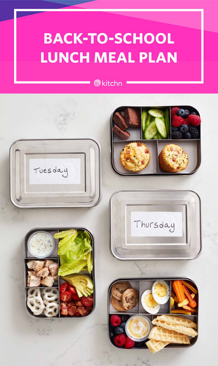 Back-to-School Lunch Meal Plan | The Kitchn