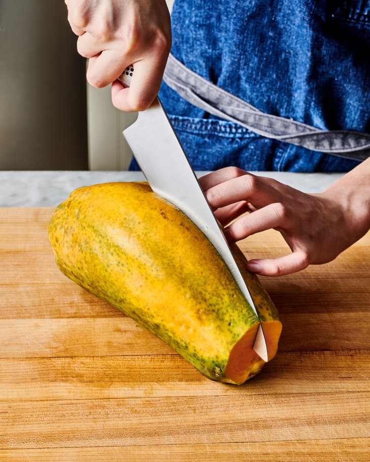 How to Cut Fresh Papaya — a Step-by-Step Guide | The Kitchn
