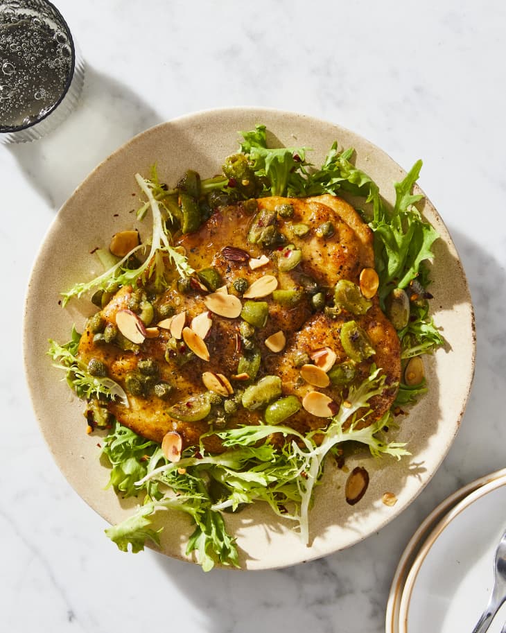 Chicken Paillard Recipe (Easy & Crispy, With Almonds) | The Kitchn