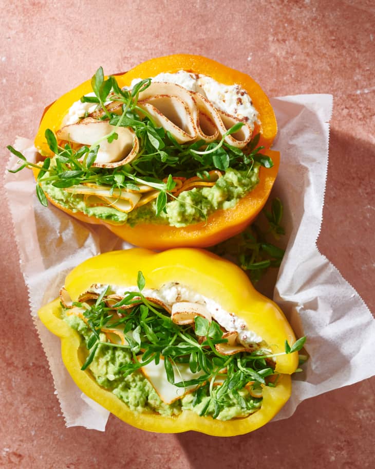 Bell Pepper Sandwich Recipe (Low-Carb) | Kitchn