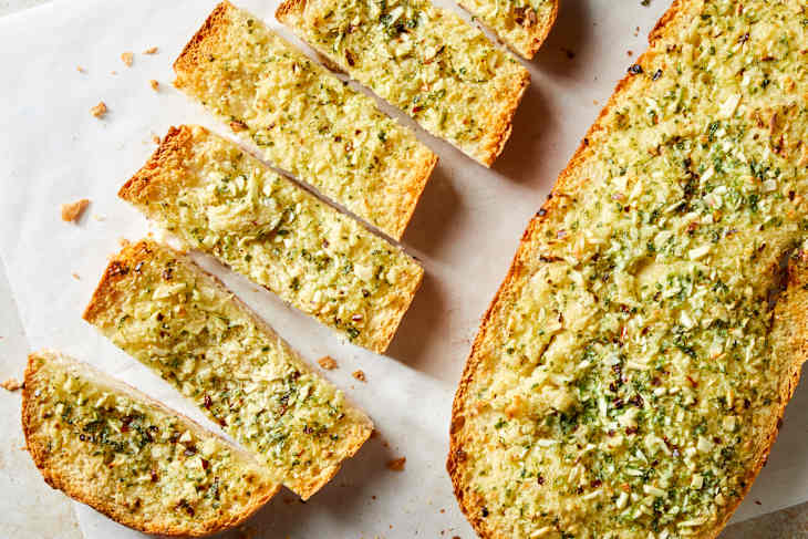 Homemade Garlic Bread Recipe (5 Ingredients) | The Kitchn