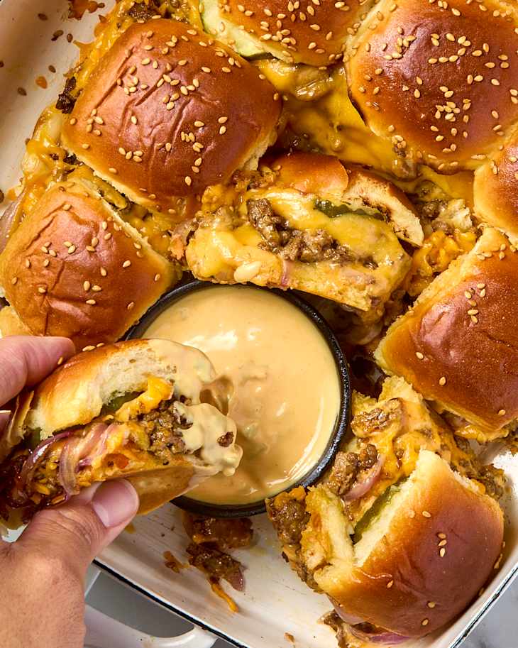 Cheeseburger Sliders Recipe (Baked with Hawaiian Rolls) | The Kitchn