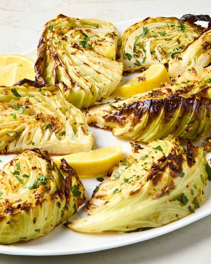 Roasted Anchovy Butter Cabbage Recipe The Kitchn