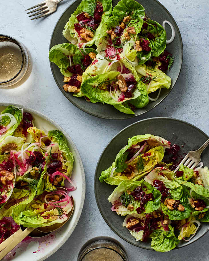 Winter Salad with Easy Roasted Beet Vinaigrette Recipe | The Kitchn
