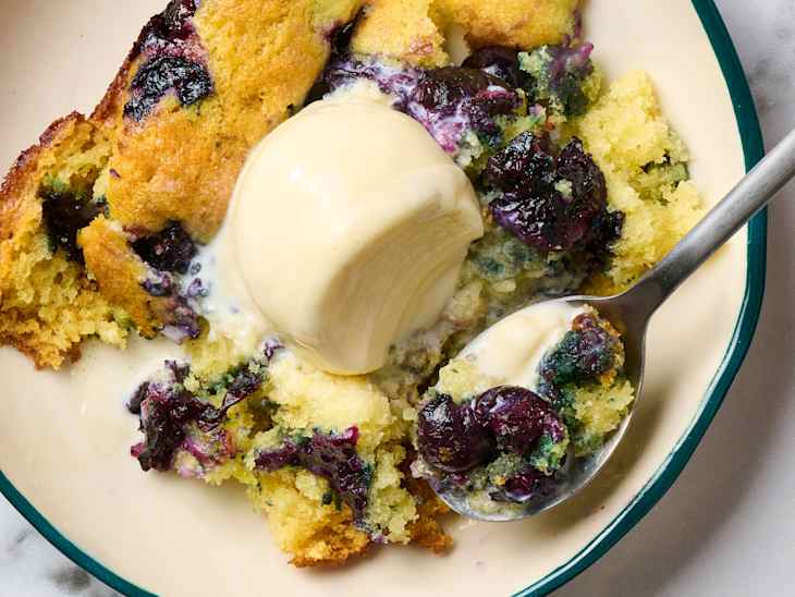 Lemon Blueberry Spoon Cake Recipe | The Kitchn