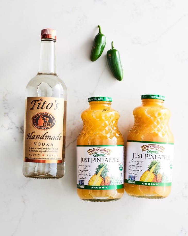 Pitcher Cocktail Recipe: Spicy Pineapple Vodka Punch | The Kitchn