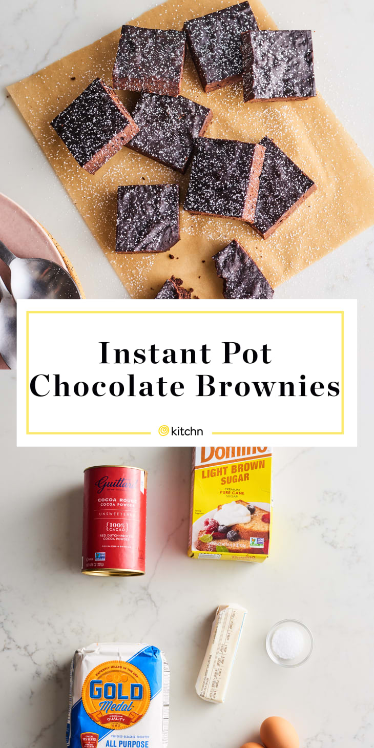 Instant Pot Fudgy Chocolate Brownies | Kitchn
