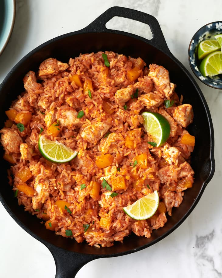 Spanish-Style Chicken and Rice Skillet | Kitchn