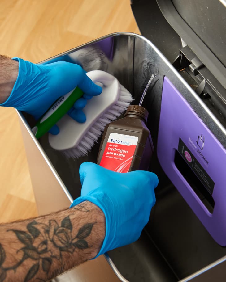 The Best Ways to Clean a Dirty Kitchen Trash Can | The Kitchn