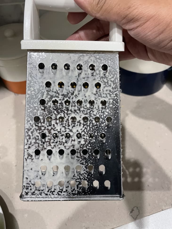 This Pantry Item Makes It Easier to Clean Your Cheese Grater | The Kitchn