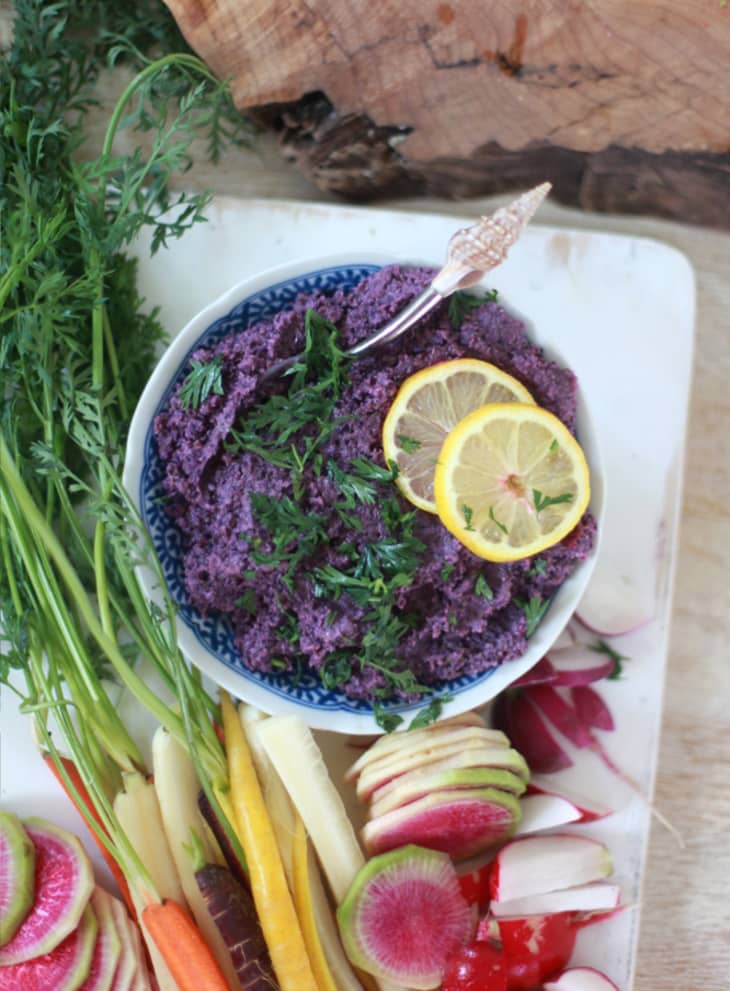 Recipe: Purple Cauliflower Hummus | Kitchn