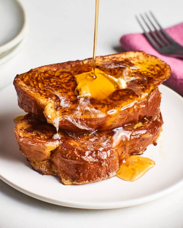 Challah French Toast Recipe (Soaked in Rich Vanilla Custard) | Kitchn