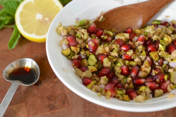 Appetizer Recipe: Pomegranate Olive Relish | The Kitchn