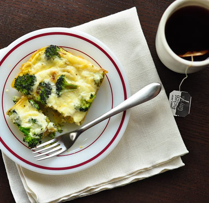 Make-Ahead Breakfast Recipe: Broccoli & Spaghetti Frittata | The Kitchn