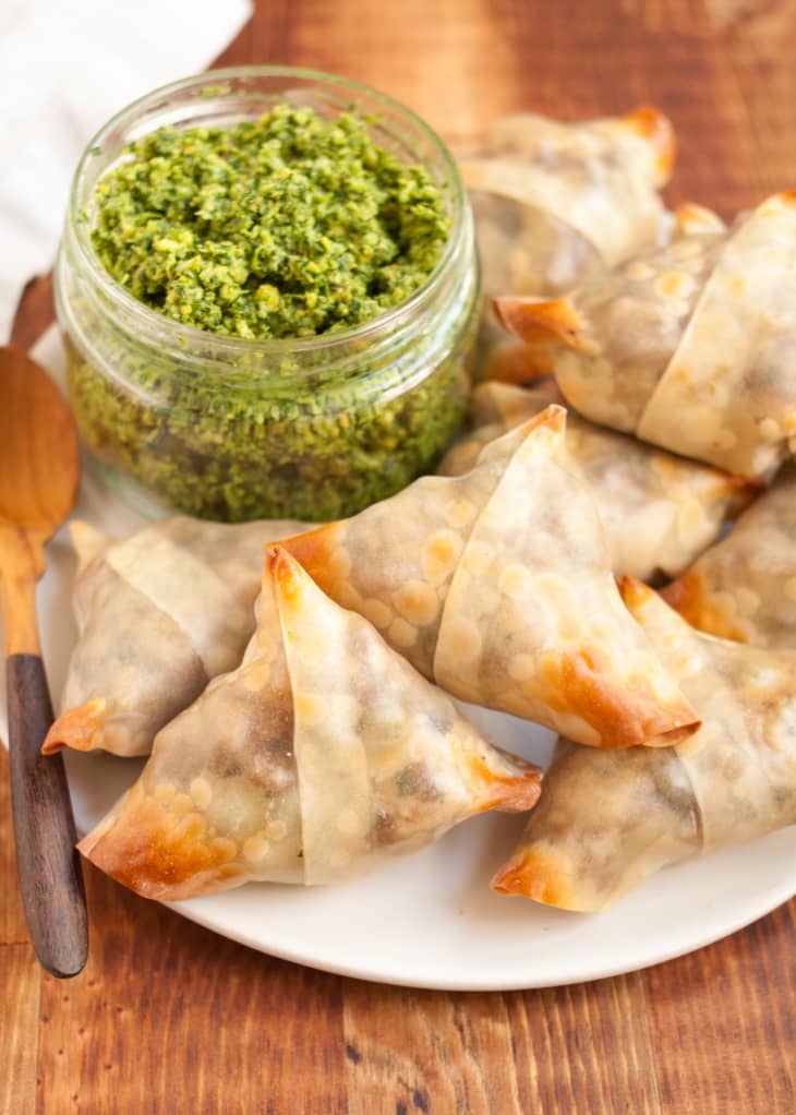 Recipe: Crispy Baked Samosas with Potatoes and Peas | The Kitchn