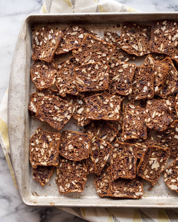 Recipe: Harvest Crackers with Cranberries, Pecans & Rosemary | The Kitchn