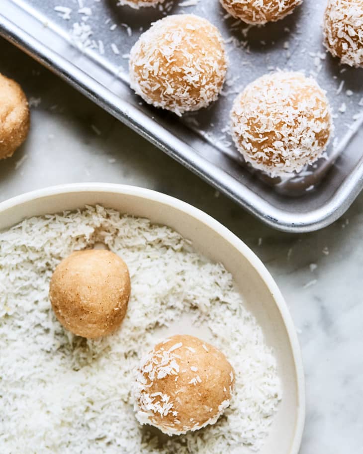 No-Bake Recipe: Coconut Snowballs (Gluten-Free, Nut-Free, & Vegan ...