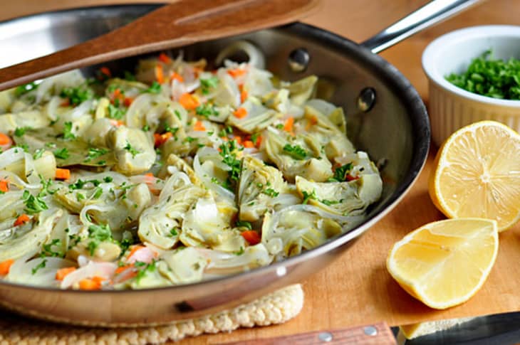 Vegan Recipe: Quick and Tangy Artichoke Barigoule | The Kitchn