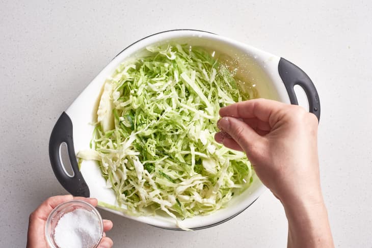 The Key to Crunchy Coleslaw? Salting the Cabbage. Here's How. | The Kitchn