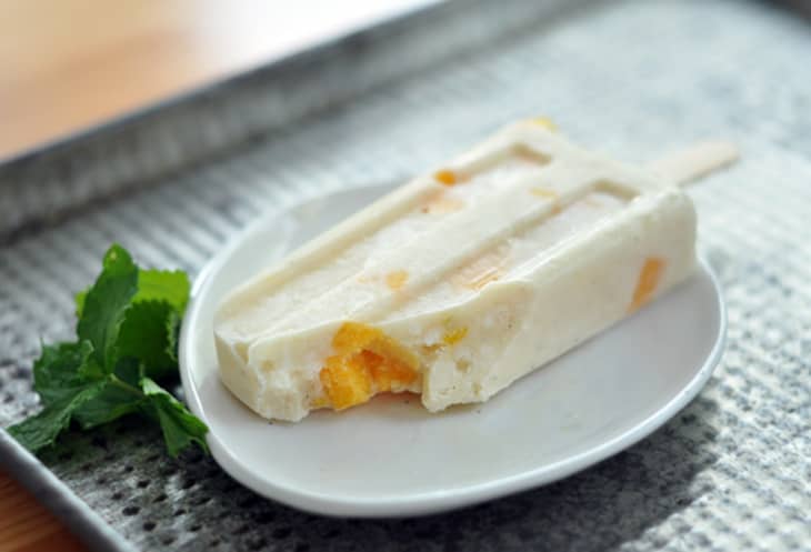 Recipe: Coconut and Mango Rice Pudding Pops | The Kitchn