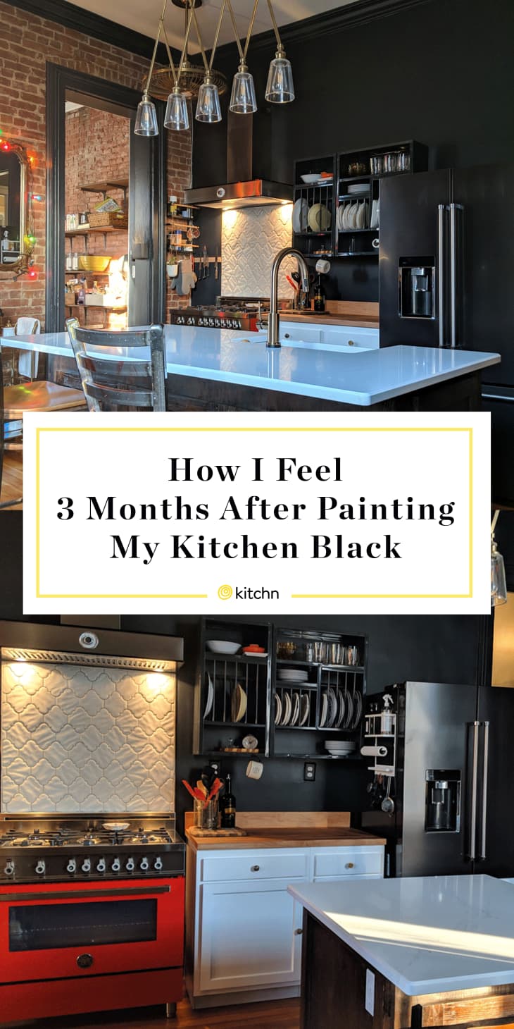 I Painted My Kitchen Black - Here's My Review | The Kitchn