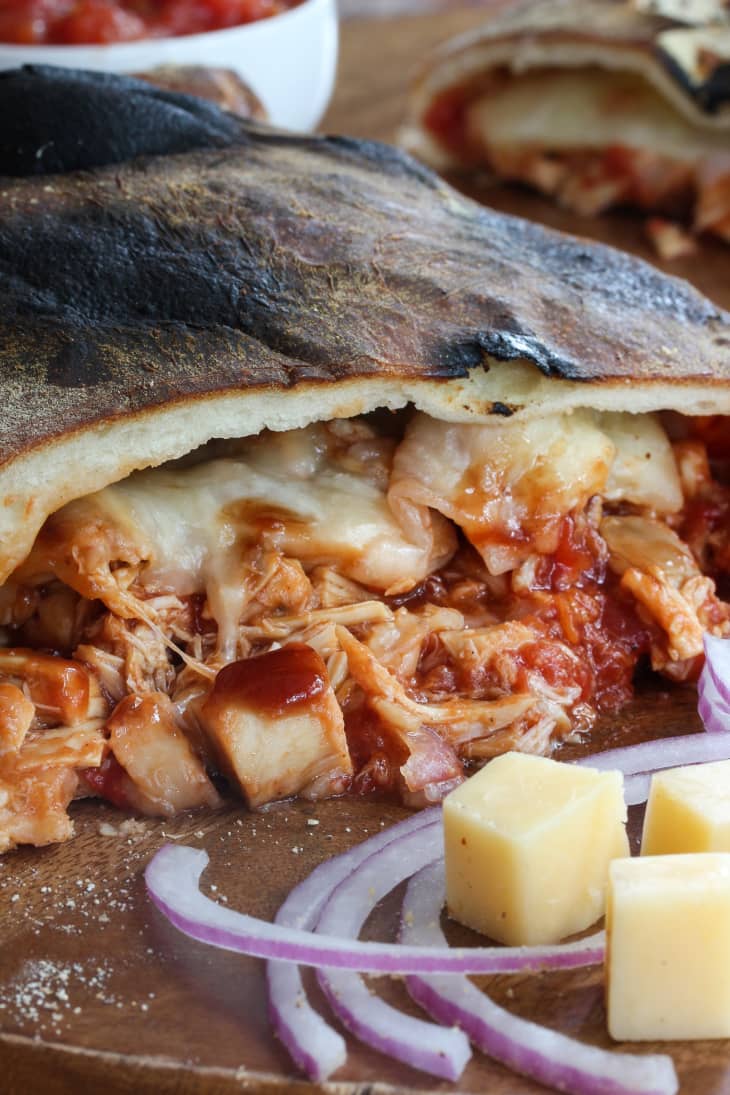 Recipe: Cheesy BBQ Chicken Calzone | The Kitchn