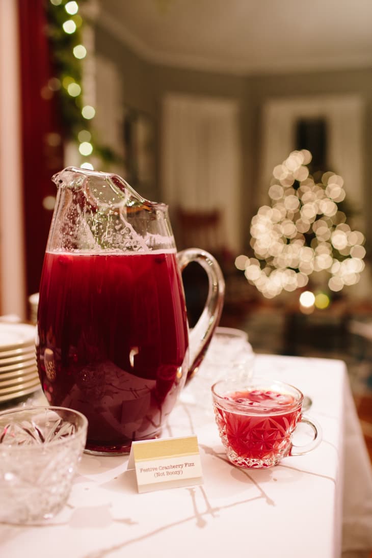 Holiday Cocktail or Mocktail Recipe: Festive Cranberry Fizz | The Kitchn