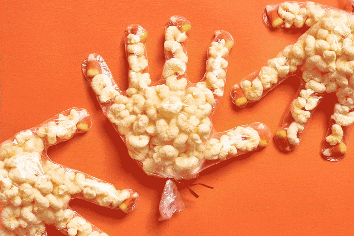 Halloween Popcorn Mummy Hands | The Kitchn
