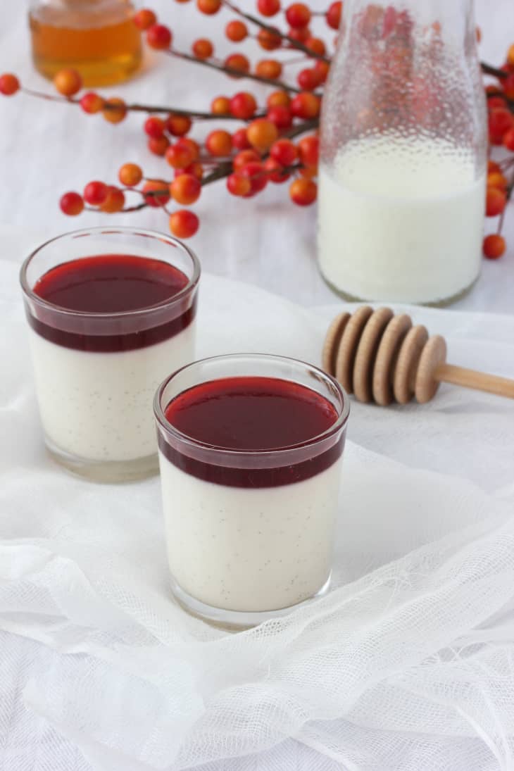 Recipe: Vanilla Bean Panna Cotta with Mixed Berry Compote | The Kitchn