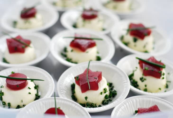 Thanksgiving Amuse-Bouche: Savory Goat Cheese Panna Cotta with Canned ...