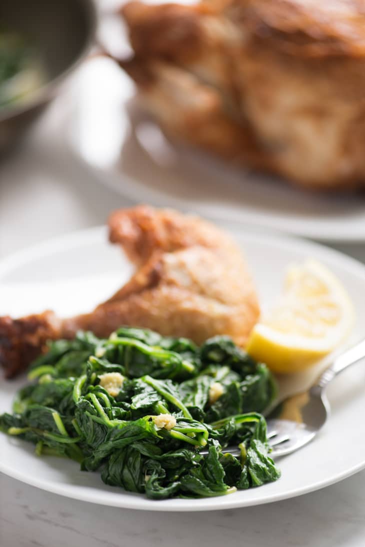 Recipe: Easy Lemon-Ginger Spinach | The Kitchn