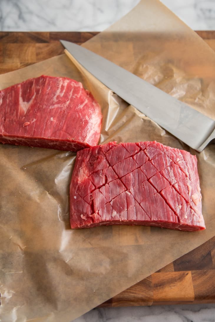 Does Scoring a Cheap Cut of Steak Make It More Tender? | The Kitchn