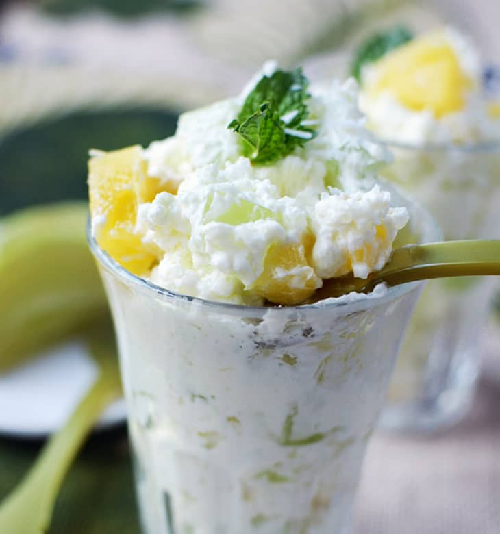 Lime Jell-O Salad Recipe for Grown-Ups! Fresh Lime & Pineapple Fluff ...