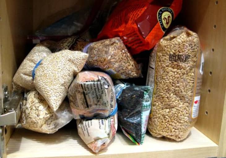 Pantry Organization: Storing Many Half-Empty Bags in One Large ...