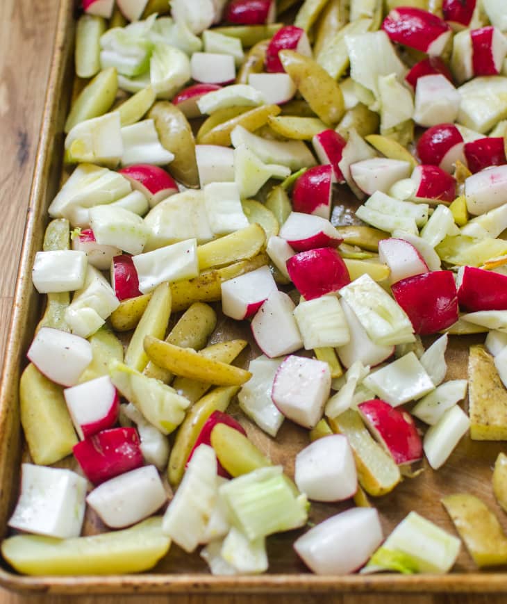Recipe: Roasted Potatoes, Radishes & Fennel with Lemon Brown Butter ...