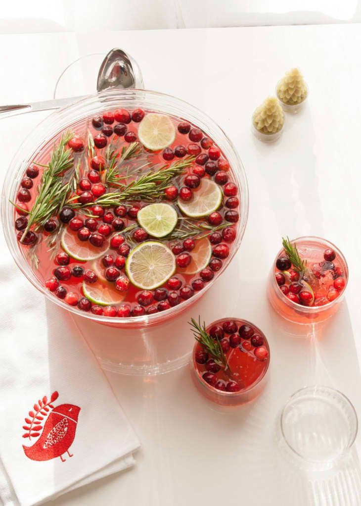 Recipe: Sparkling Hibiscus Holiday Punch | Kitchn