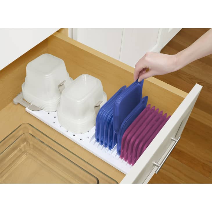 A Neat and Easy Way to Store Your Plastic Containers | The Kitchn