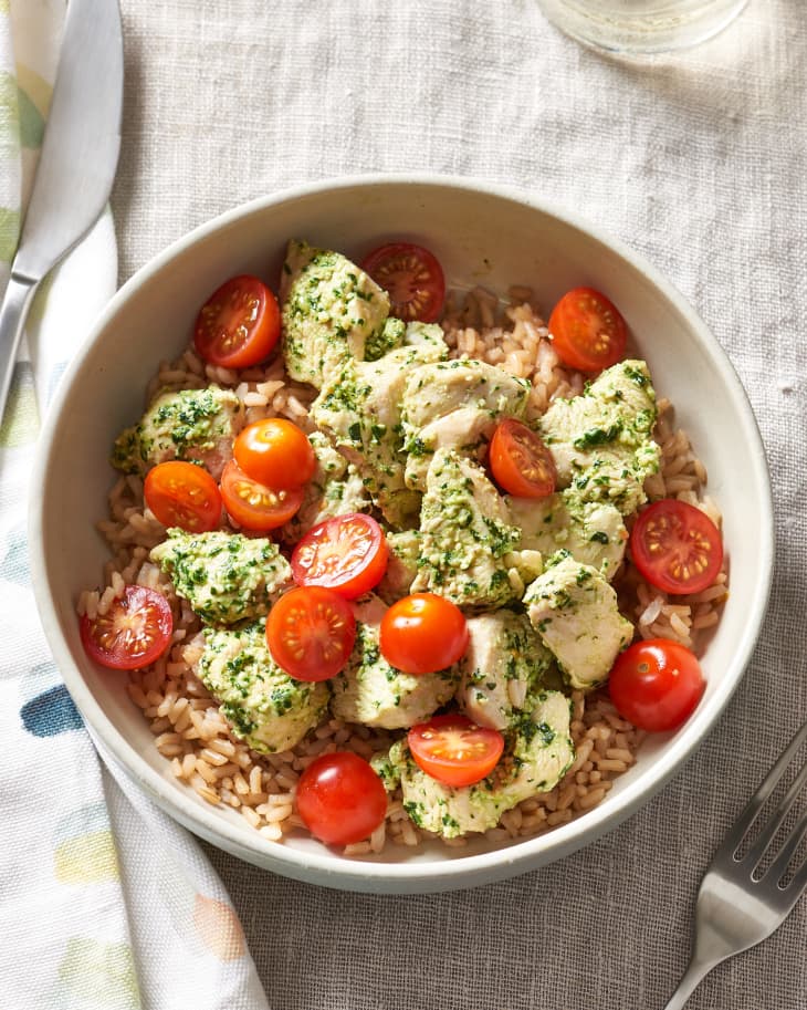 Slow Cooker Pesto Chicken Recipe Easy And Simple The Kitchn