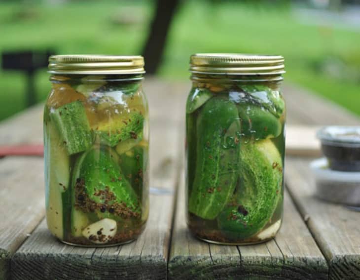 Small Batch Recipe: Garlic Dill Refrigerator Pickles | Kitchn