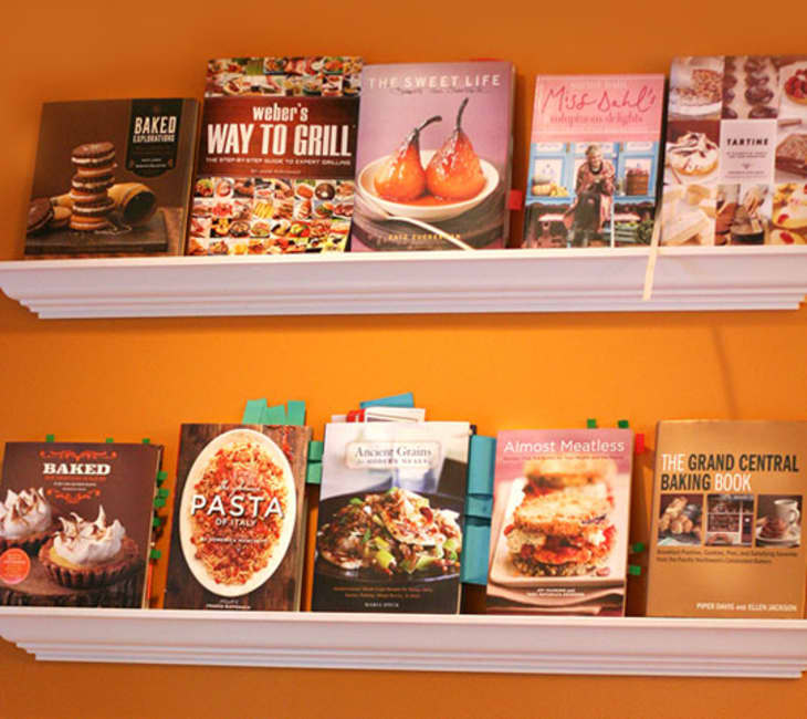 Cookbook Storage Display Idea - Gallery Wall | The Kitchn